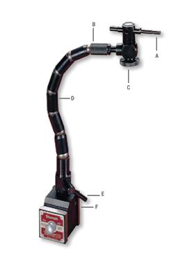 657TW Magnetic Base with Flex-O-Post Assembly and Fine Adjustment ...