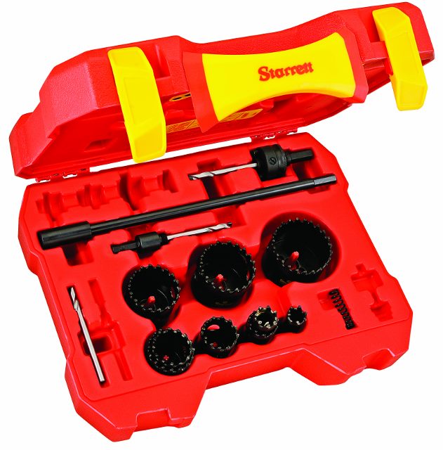 KCT090501-N Starrett CT General Purpose Kit w/ 9 Holesaws and 5 ...