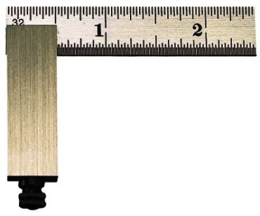 14MA Starrett 50mm Double Square with Graduated Blade: Manson Tool & Supply