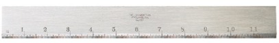 387-18 Starrett Steel Straight Edge, 18*(450mm) with Beveled and ...