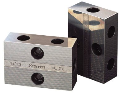 706BZ Starrett Inspection Blocks Matched Pair 1 x 2 x 3 Blocks in Case ...
