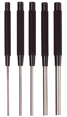 S248 Starrett Drive Pin Punch Set, 8* long (set of 5): Manson Tool & Supply
