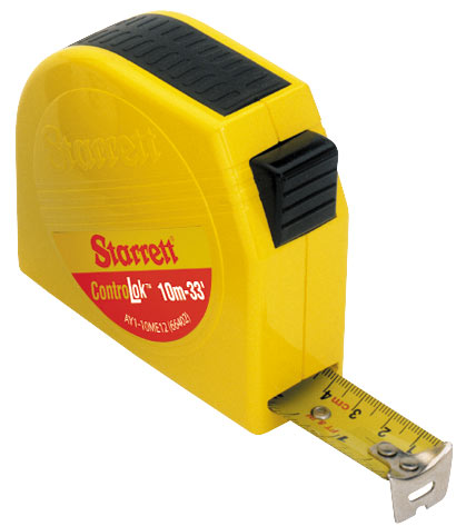 Y1-25 Measuring Tapes 1x25'Tru-Lok tape (S1 grad) yellow